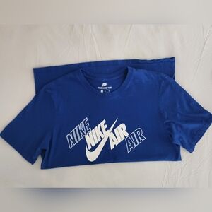 Nike | Shirts | Nike Air Royal Blue Tee | Poshmark